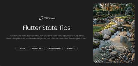 state management simplified flutter tips