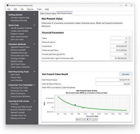 Valuadder Business Valuation Software Valuadder