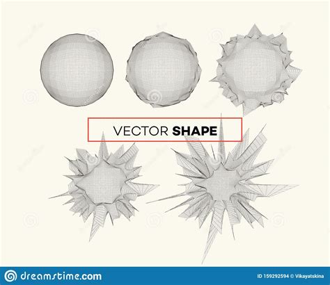 Sphere With Grid Lines Global Digital Connections Wireframe Abstract D Grid Design Molecular