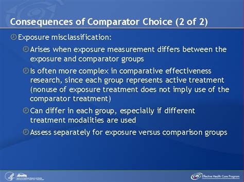 Comparator Selection In Observational Comparative Effectiveness Research Prepared