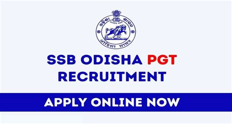 Ssb Odisha Initiates Recruitment Process For 1 061 Pgt Posts Applications Open From March 18