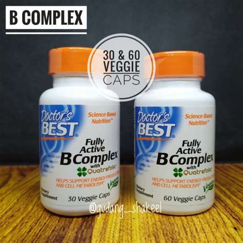 Promo Doctor Best Fully Active B Complex With Quatrefolic Diskon 23 Di Seller Arjunas Store