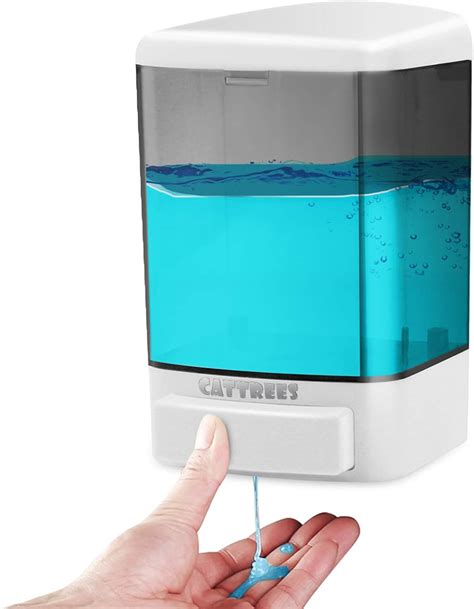 Cattrees Wall Mount Soap Dispenser 1000ml 33 8oz Commercial Manual