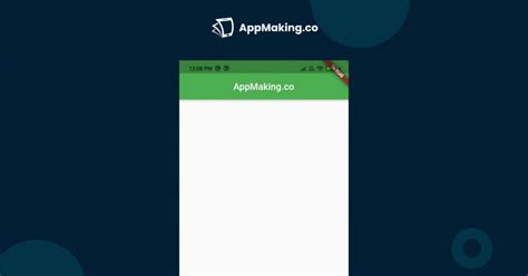 Flutter AppBar Tutorial With Multiple Examples AppMaking Co