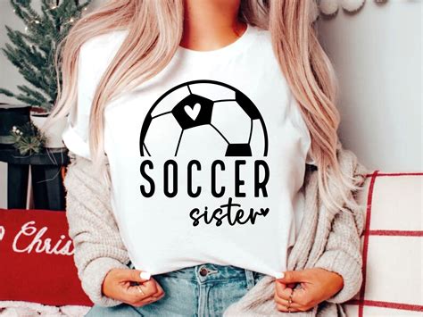 Soccer Sister Svg Soccer Heart Svg Soccer Vibes Svg Soccer Etsy