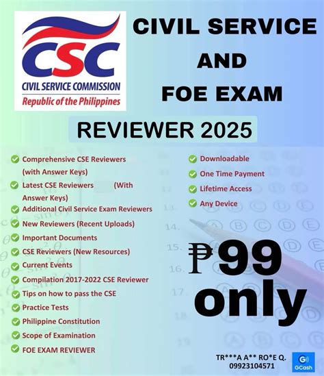 Trish Complete Civil Service And Foe Exam Reviewer 2025 With Answer Keys And Updated Content All