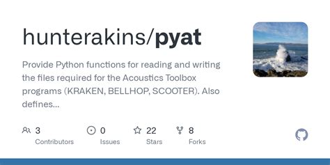 github hunterakins pyat provide python functions for reading and
