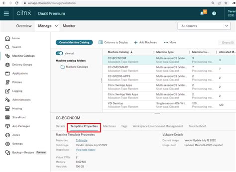 How To Determine The Master Image Of A Machine Catalog In Citrix