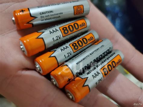 100% оригинал. Аккумулятор ААА 800 мАч 1.2v Ni-MN Minamoto ...
