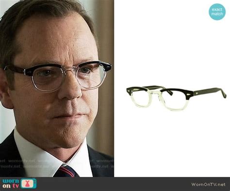 Wornontv Toms Black And Clear Glasses On Designated Survivor Kiefer