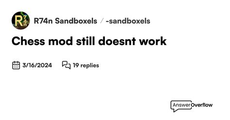 Chess Mod Still Doesnt Work 🚨 R74n Sandboxels