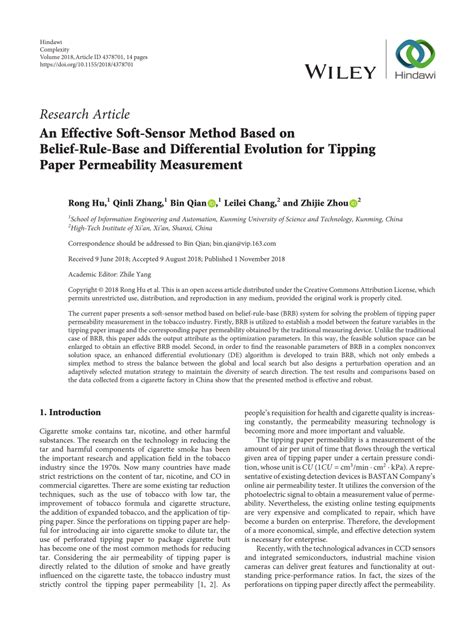 Pdf An Effective Soft Sensor Method Based On Belief Rule Base And