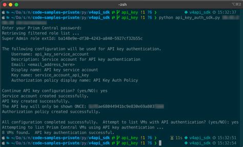 Nutanix V4 Apis Using Api Key Authentication Python Sdk Nutanixdev