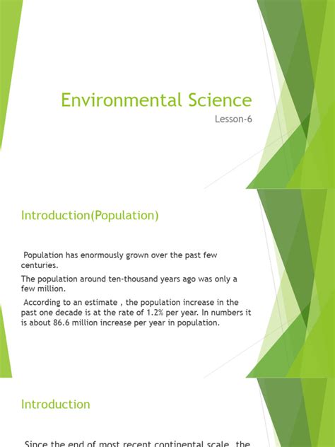 Lecture 6 Pdf Population World Population
