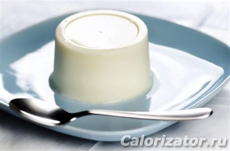 Желе молочное ванильное - калорийность, состав, описание - Calorizator.ru