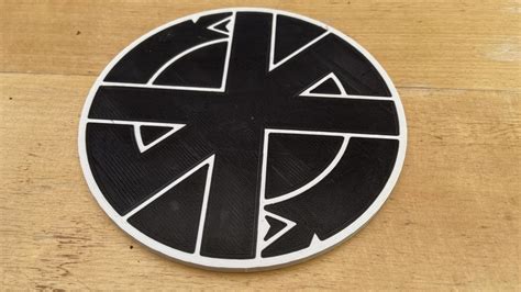 Free 3d File Crass Logo Punk 🎵・3d Printing Template To Download・cults