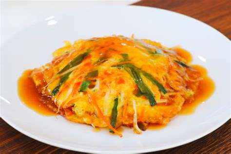 Crab Egg Foo Young Recipe Cici Li Asian Home Cooking