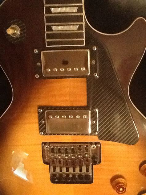 Les Paul With Custom Carbon Fiber Pickup Surrounds