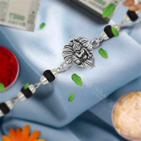 lord krishna fabulous design 925 sterling silver rakh… gem