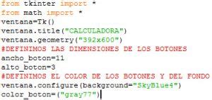 Calculadora en Python con interfaz gráfica Parte