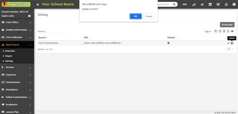 How To Delete The Branch Smart Babe Babe Management System By QDOCS