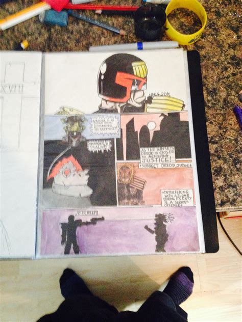 Judge Dredd Fan Art Panel By Nathanmcg On Deviantart