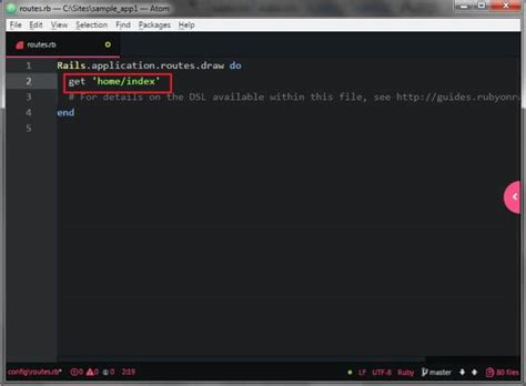 Generate A Controller And View In Ruby On Rails