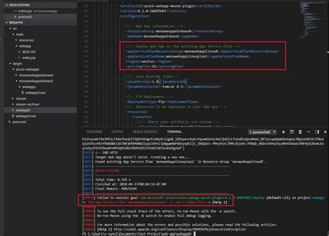 Wrong Error Message For Web Appwindows · Issue 134 · Microsoftazure Maven Plugins · Github