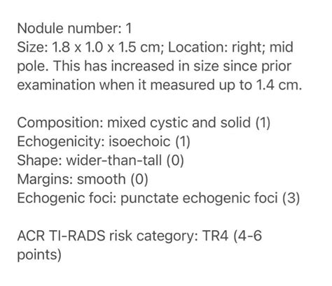 Ultrasound Results I Have 2 More Other Nodules That Were Also Around