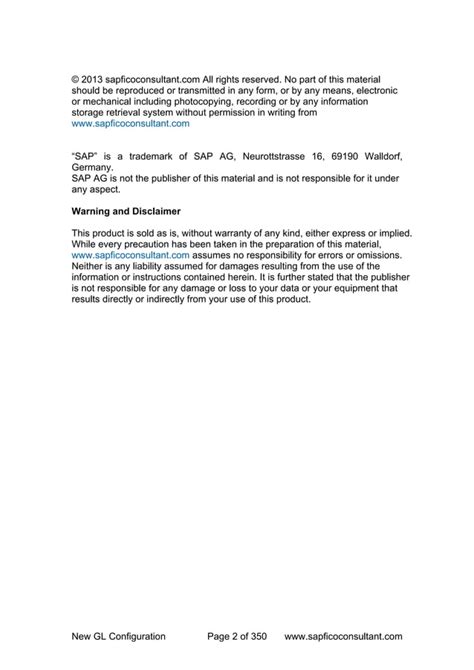 Sap New Gl Configuration PDF Desktop Publishing Computer Software And Applications