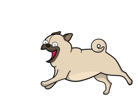 Cartoon Dog Running 