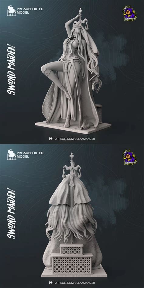 Sword Maiden Goblin Slayer D Print Model Free High Quality