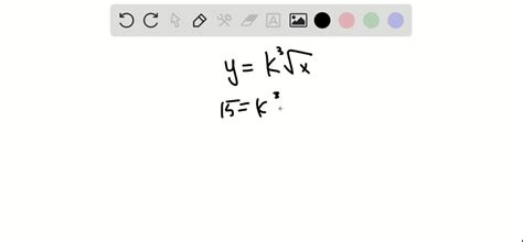 Solved Write An Equation Describing The Relationship Of The Given Variables Y Varies Directly