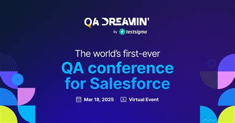 Qadreamin Salesforceqa Testautomation Testsigma Softwaretesting