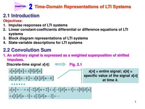 ppt time domain representations of lti systems powerpoint