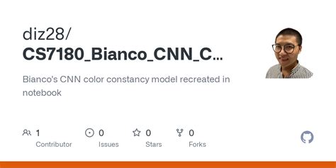 github diz28 cs7180 bianco cnn cc model bianco s cnn color constancy