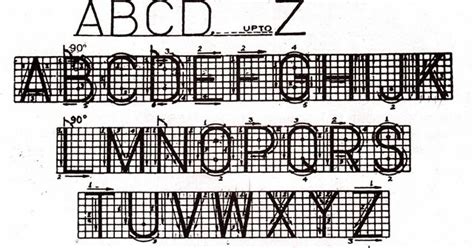 Engineering Drawing Technical Lettering