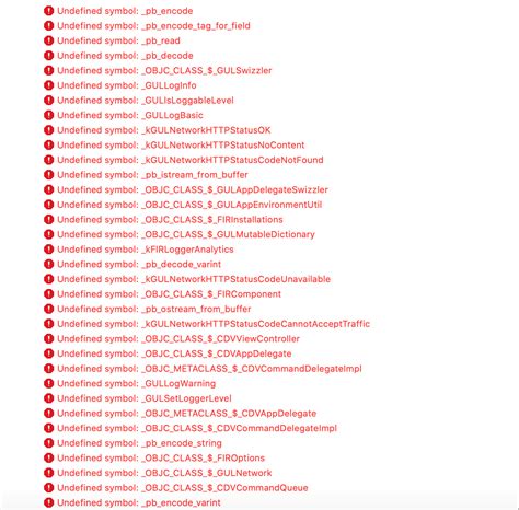 Ios After Installing Firebase With Cocoapod I Can No Longer Build