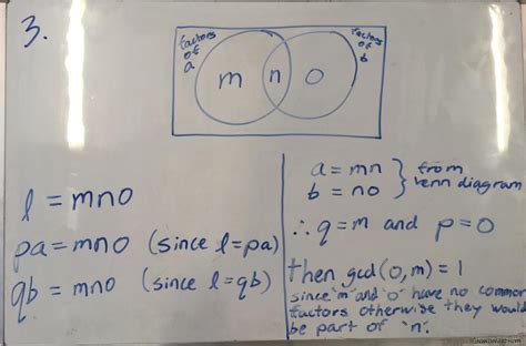 Number Theory If L Lcmab And Lpa And Lqb Prove That Gcd Pq