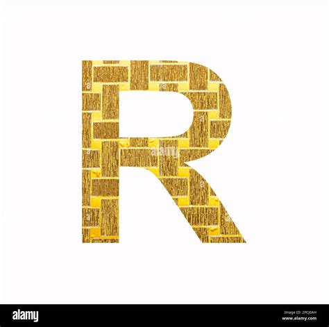 The Letter R In Glitter