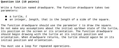 Solved Question 11a 10 Points Write A Function Named