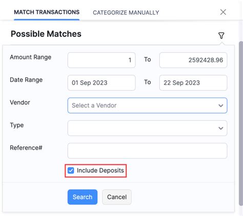 How To Match And Categorize Bank Transactions Zoho Books