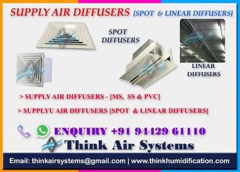 Supply Diffuser And Supply Air Grill At Best Price In Coimbatore