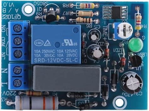 220vac Timer Delay Turn Off Switch Time Relay Module 0~10min Bigamart