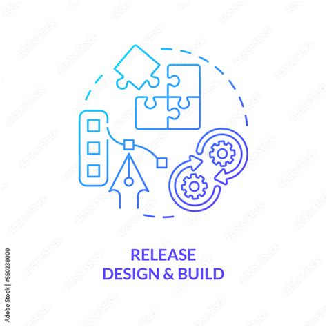 Design And Build Blue Gradient Concept Icon Software Development