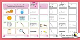 Sink Or Float Experiment Fruit And Vegetables Twinkl