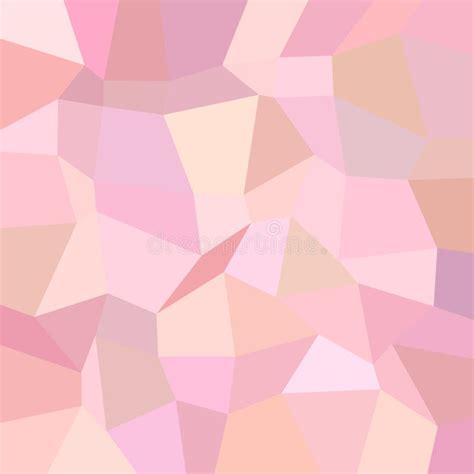 Light Pink Polygon Mosaic Pattern Background Polygonal Vector Design From Rectangles Stock