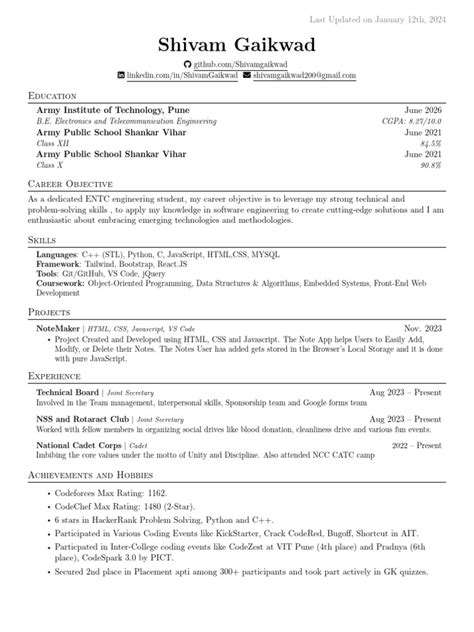 matty s resume pdf java script c