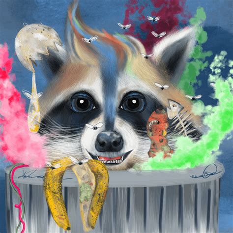 Would You Like To Share The Meal Of Timothy The Mischievous Raccoon