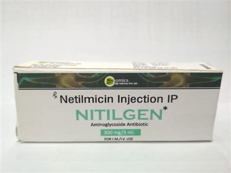 Neticin Netilmicin Injection Ip Samarth At Rs 100 Pack In New Delhi Id 11670998048